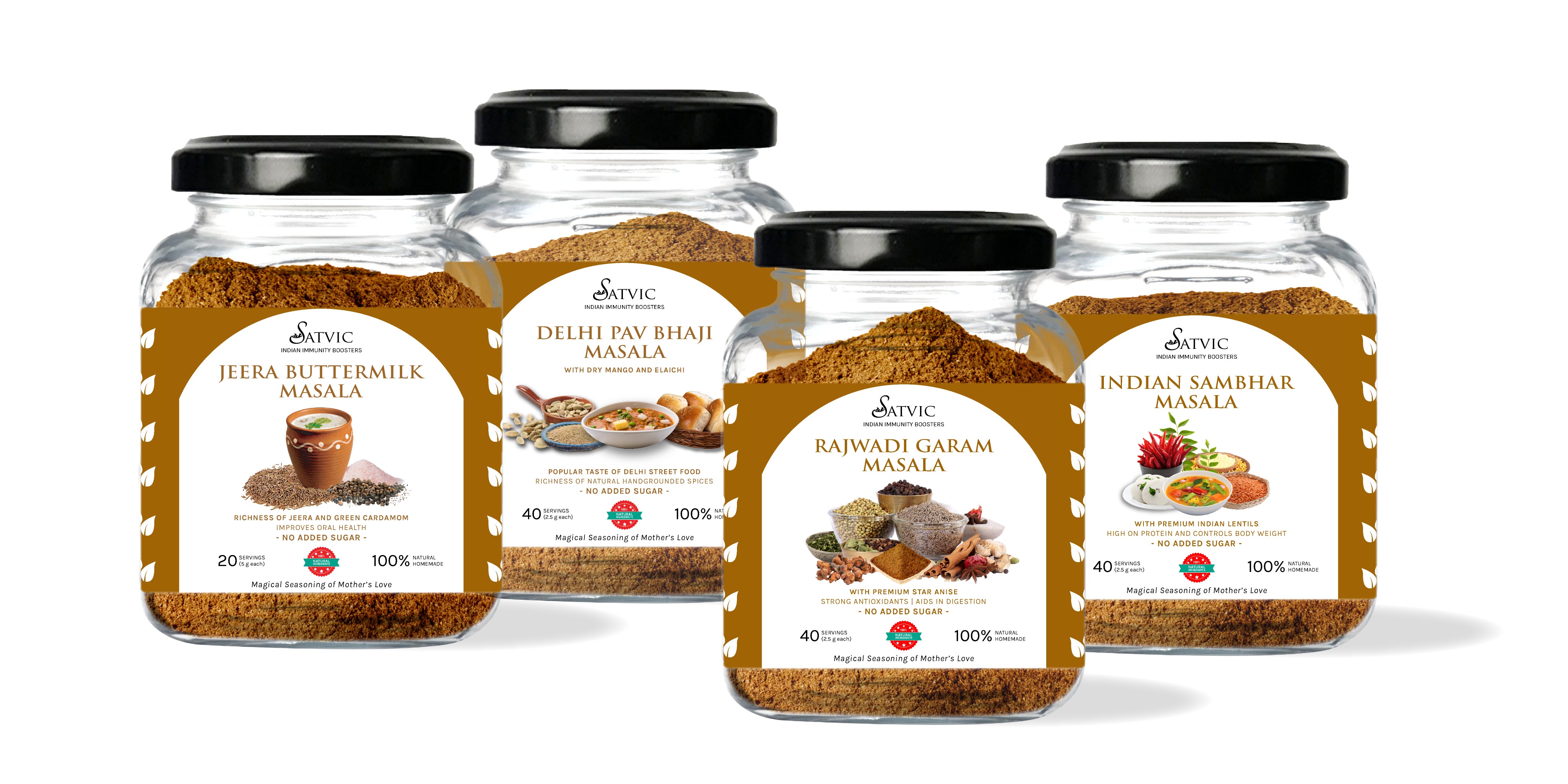 50% OFF On Great Indian Masala Combo | Immunity Combos | Satvic Foods